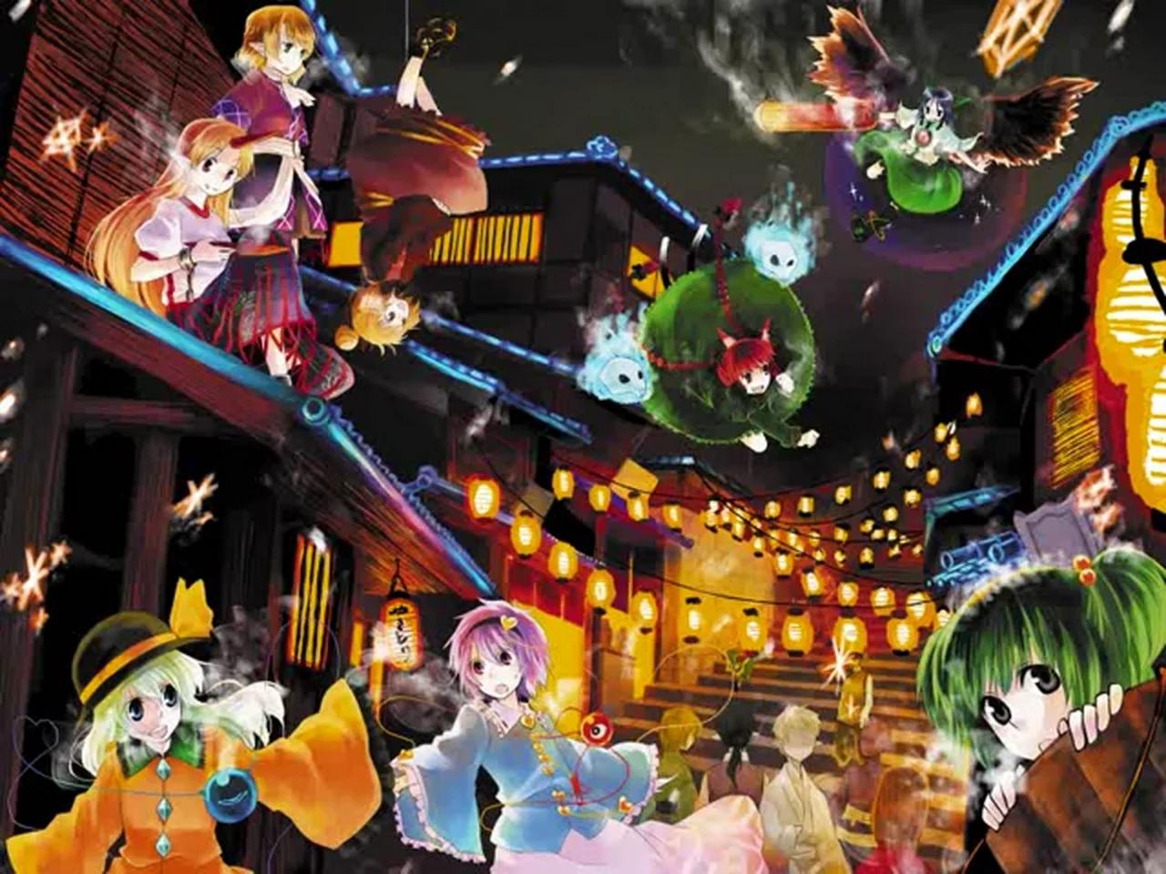 Touhou 11 Title Screen - Awakening of the Earth Spirits