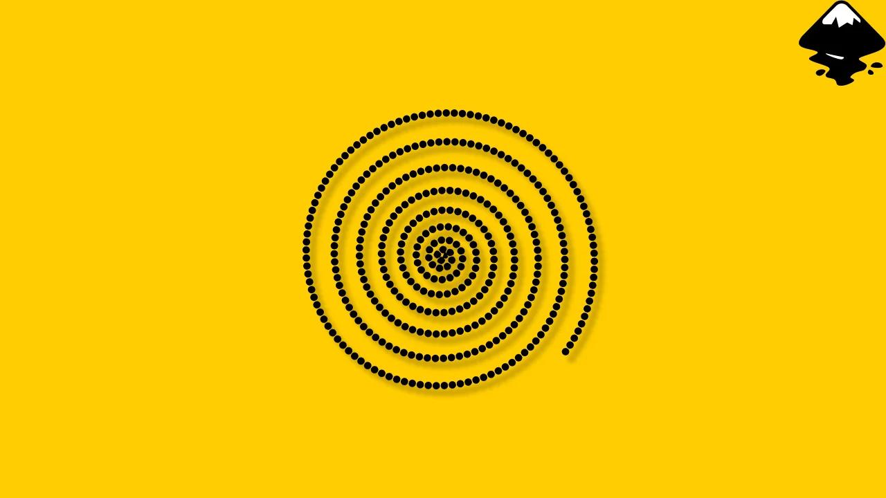 How to create a spiral of circles in Inkscape
