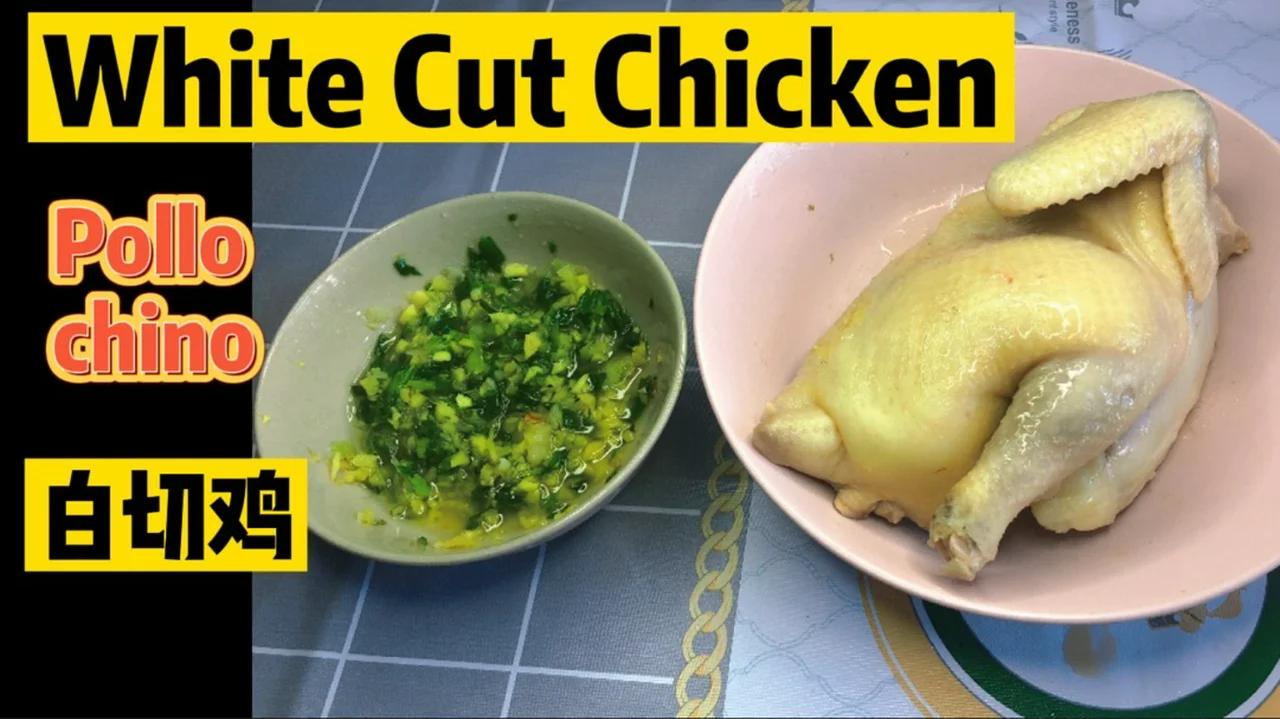 Making White Cut Chicken with Ginger Scallion Sauce, Chinese food ...