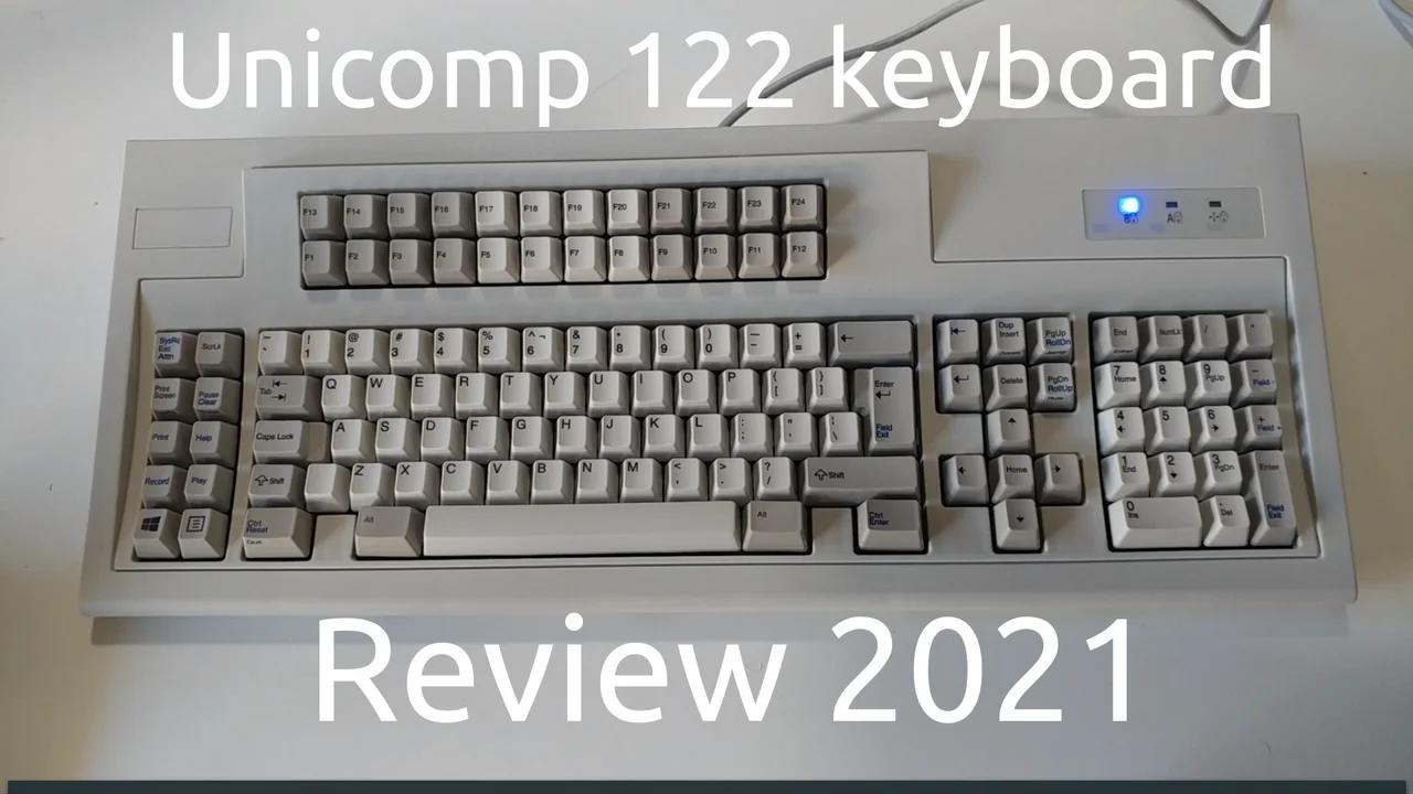 Unicomp 122 PC Keyboard "Battlecruiser" Review 2021