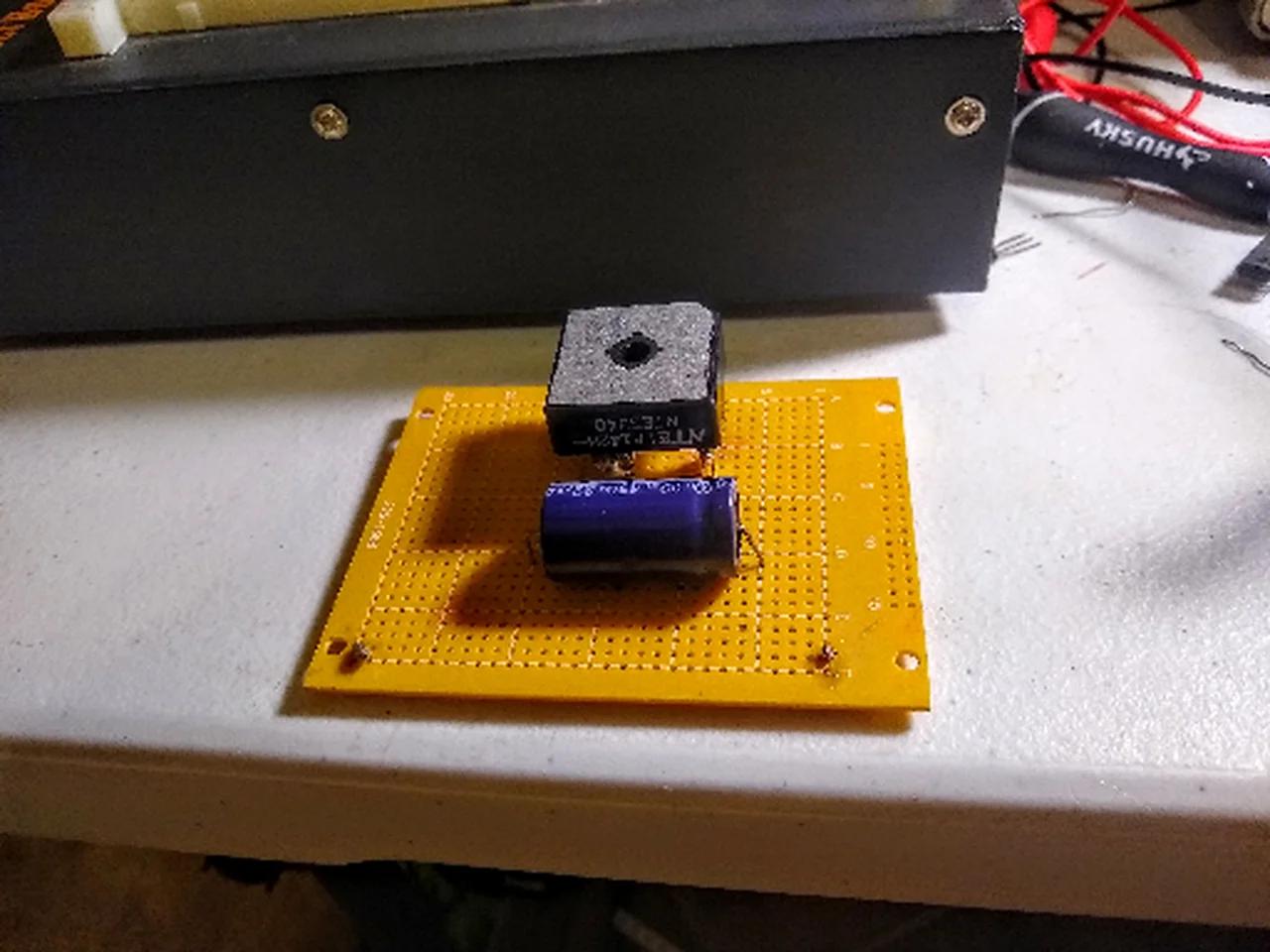 my first linear unregulated power supply