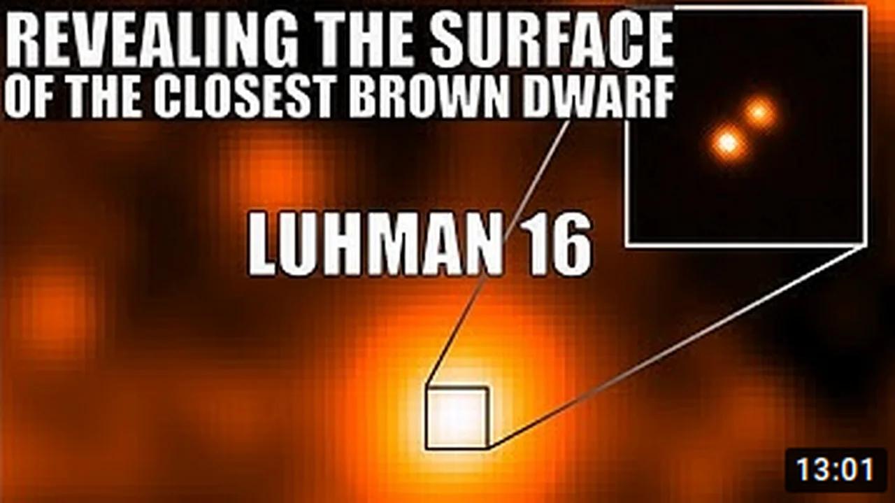 Brown Dwarf "Luhman 16" - Astronomical Data Reveal How the Surface of ...