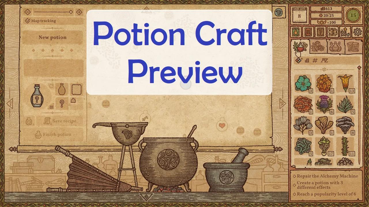 Is crafting potions fun? Potion Craft: Alchemist Simulator - Hipfire