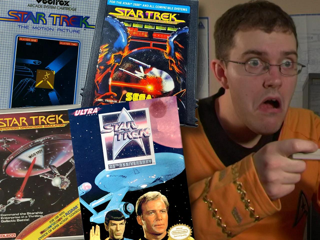Star Trek (Vectrex, Atari 2600, ColecoVision, NES) Angry Video Game ...