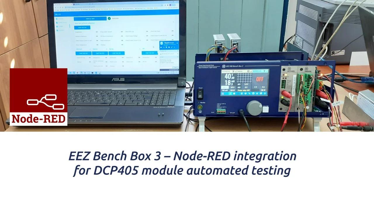 EEZ BB3 + Node-RED ATE for DCP405 modules