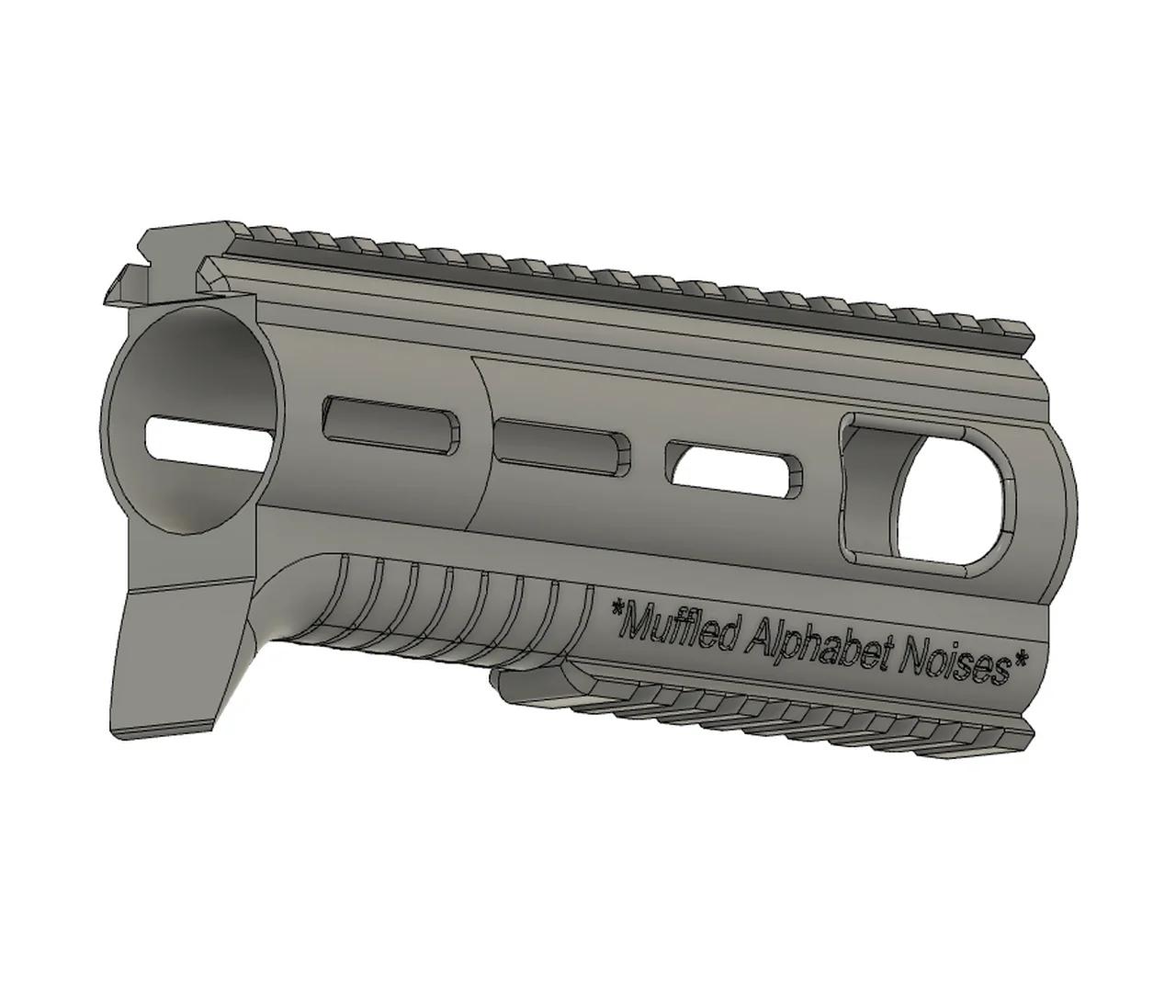 SG22 Extended Hand Guard | Shortened Carrying Handle