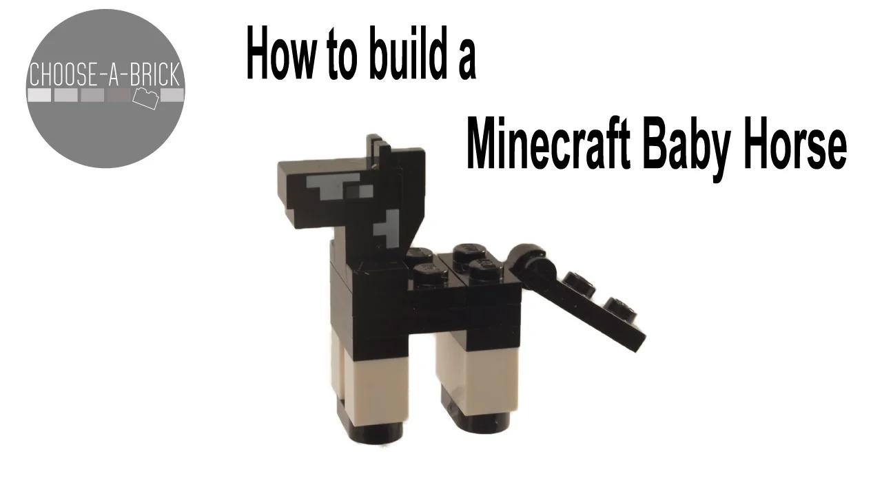 How to build a LEGO Minecraft Baby Horse?
