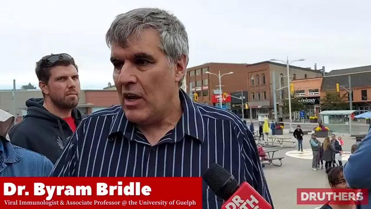 VIROLOGIST DR. BYRAM BRIDLE SPEAKS