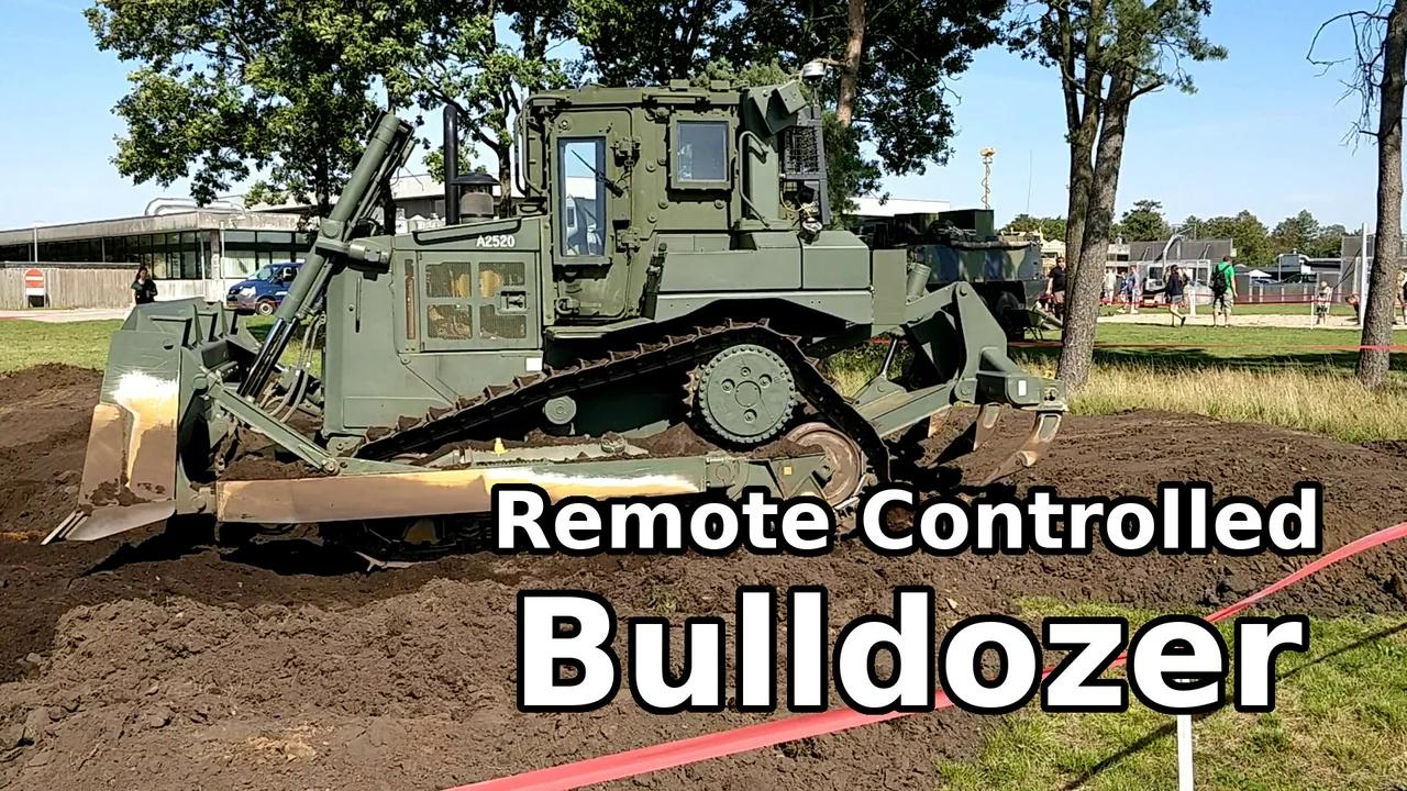 Remote Controlled Full-Size Bulldozer