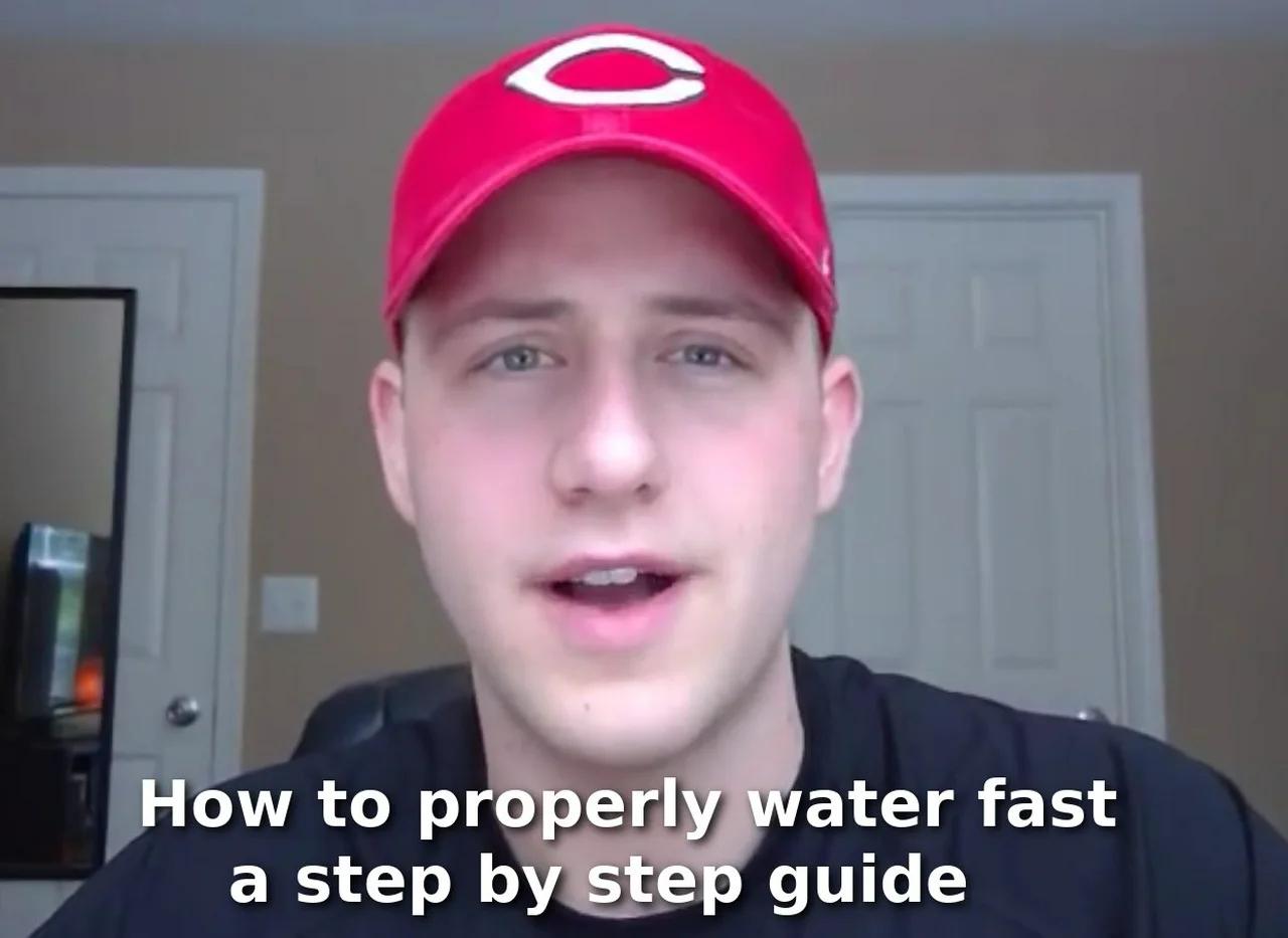 How to properly water fast: a step by step guide