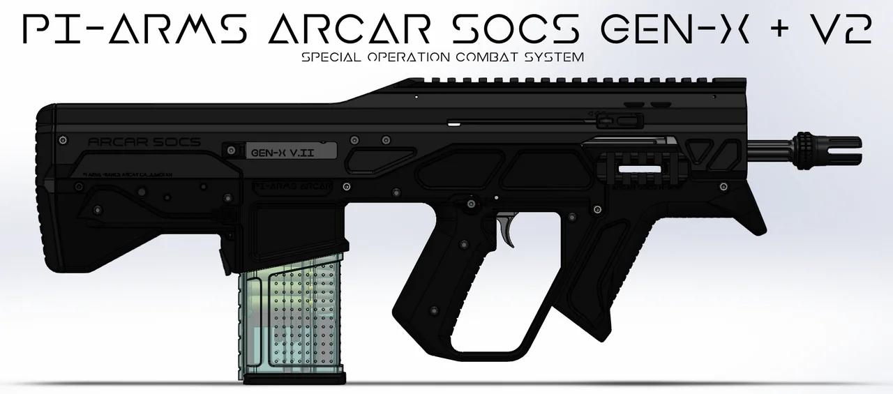 PI ARMS: Arcar Socs gen X + V2 variant
