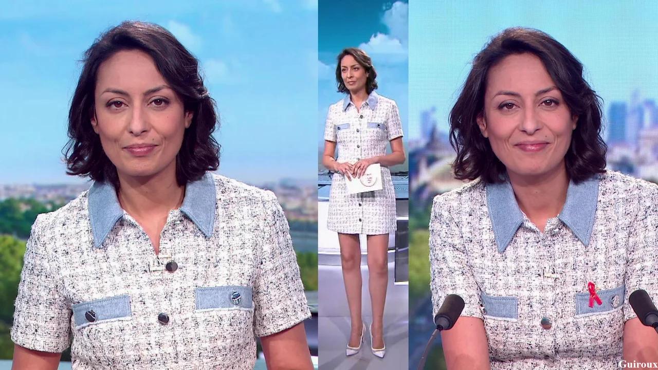 Leila Kaddour Magnifique En Robe Et Talons Pour Le 13h Weekend Le 28