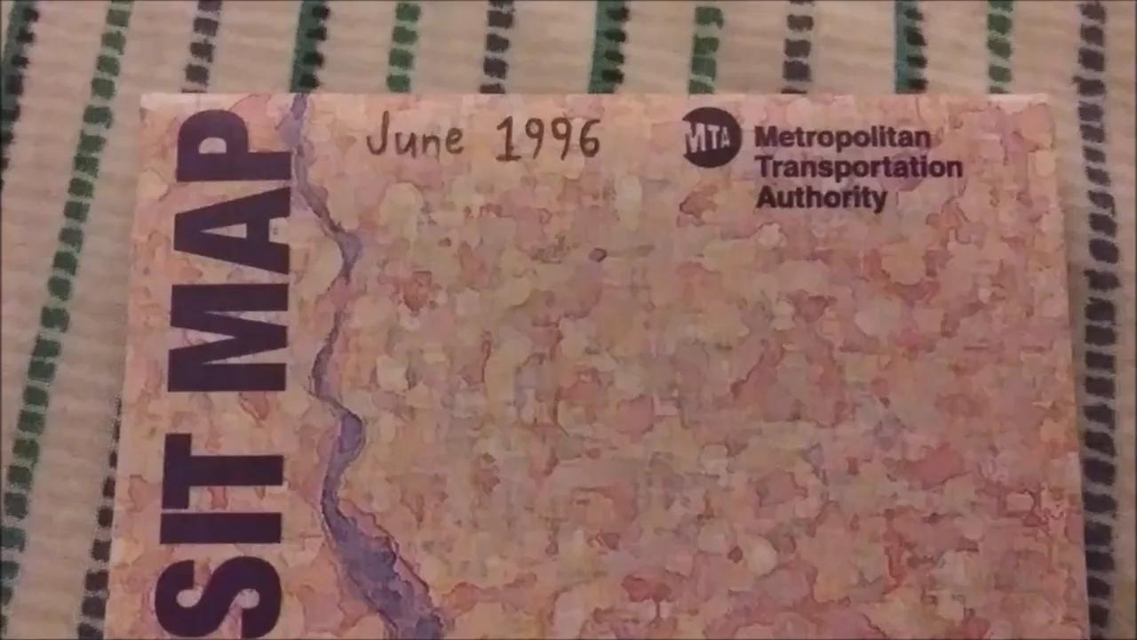 The June 1996 NYC Regional Subway Map