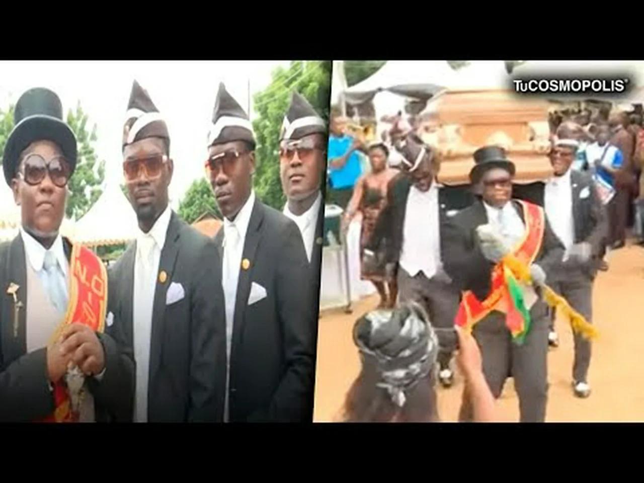 Los negros bailando con un ataud-Origen del meme