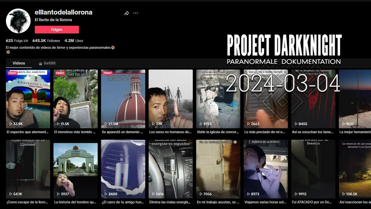 Project Darkknight Horror | SERIE - 2024-03-04 - 5 paranormal Cases