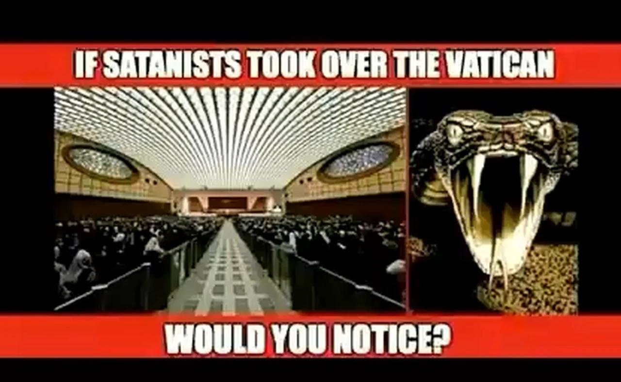 Vatican Satan Symbols etc - Satanske symboly Vatikanu