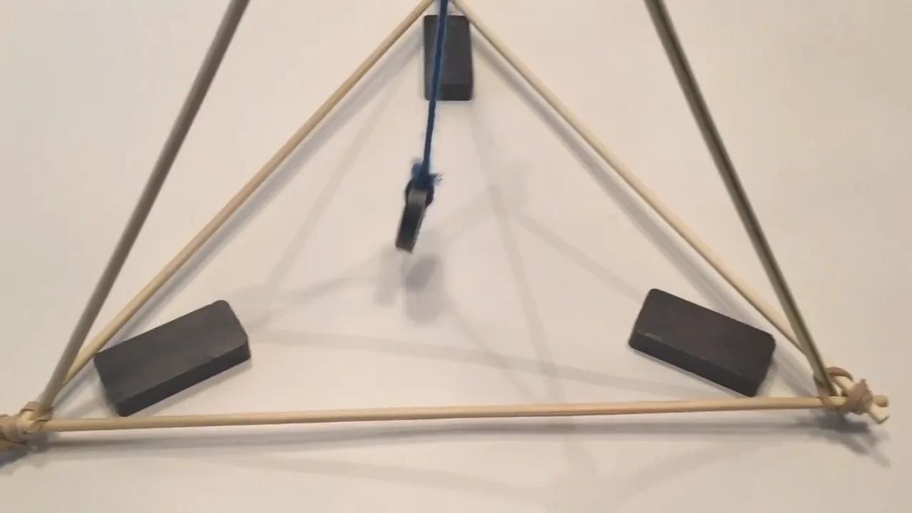 How to Learn Science Easily - Swinging Magnets experiment