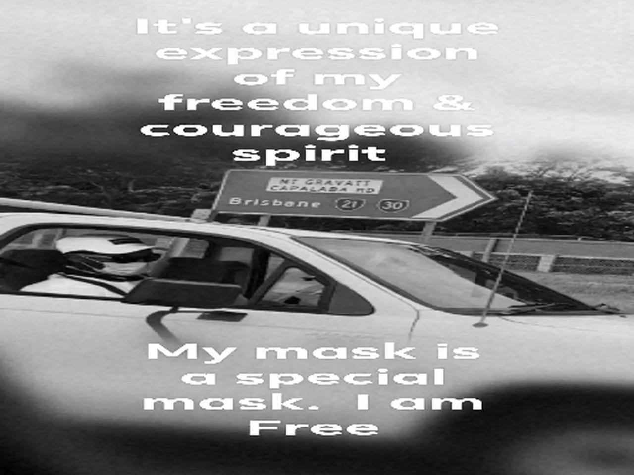 My mask is a special mask I am free