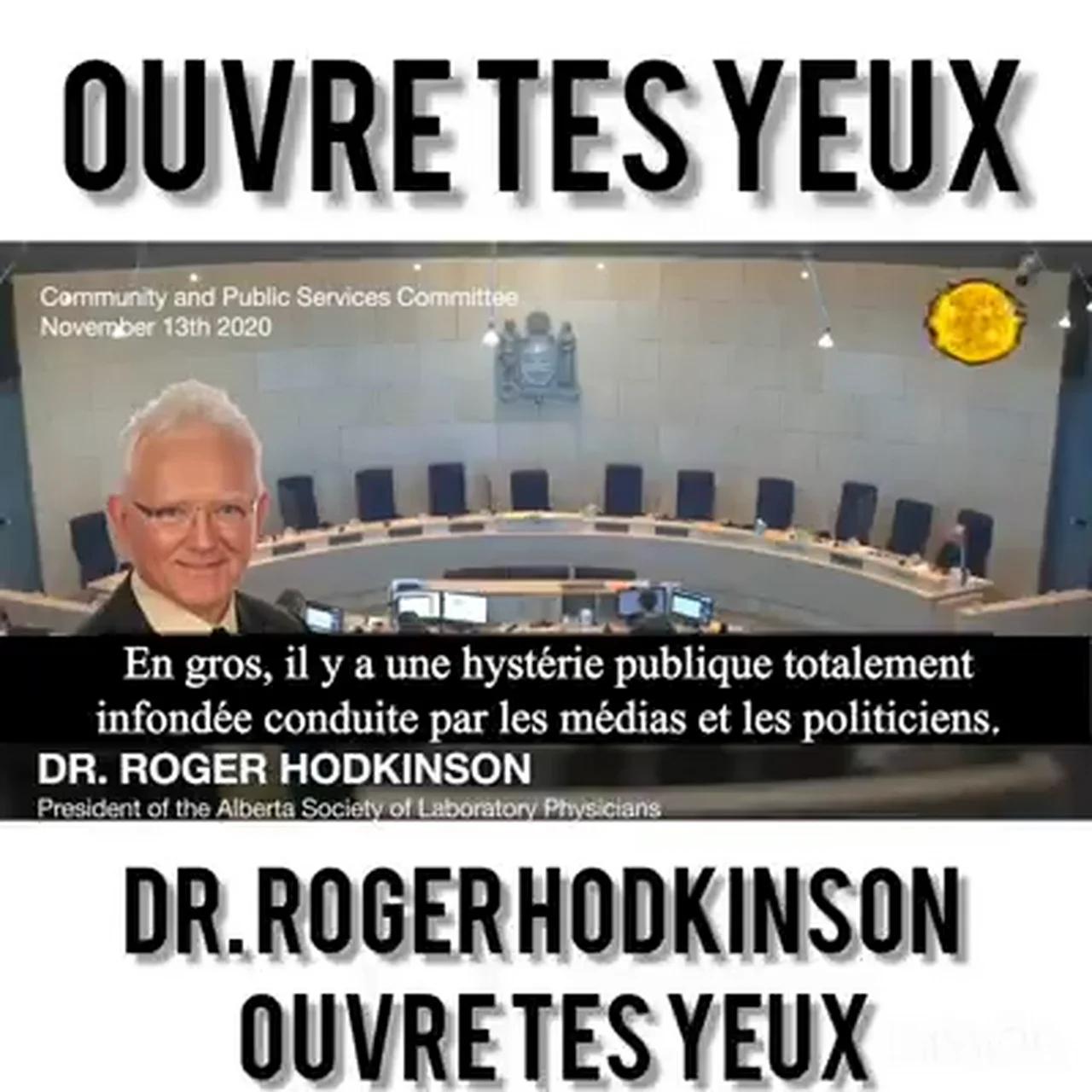 Témoignage d'un expert DR Roger Hodkinson