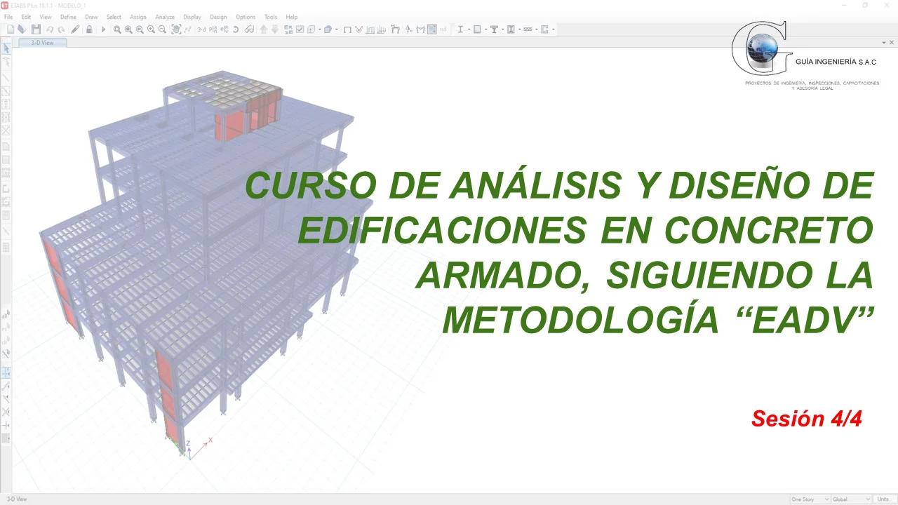 CURSO DE ANÁLISIS Y DISEÑO DE EDIFICACIONES EN CONCRETO ARMADO 2021 (4/5)