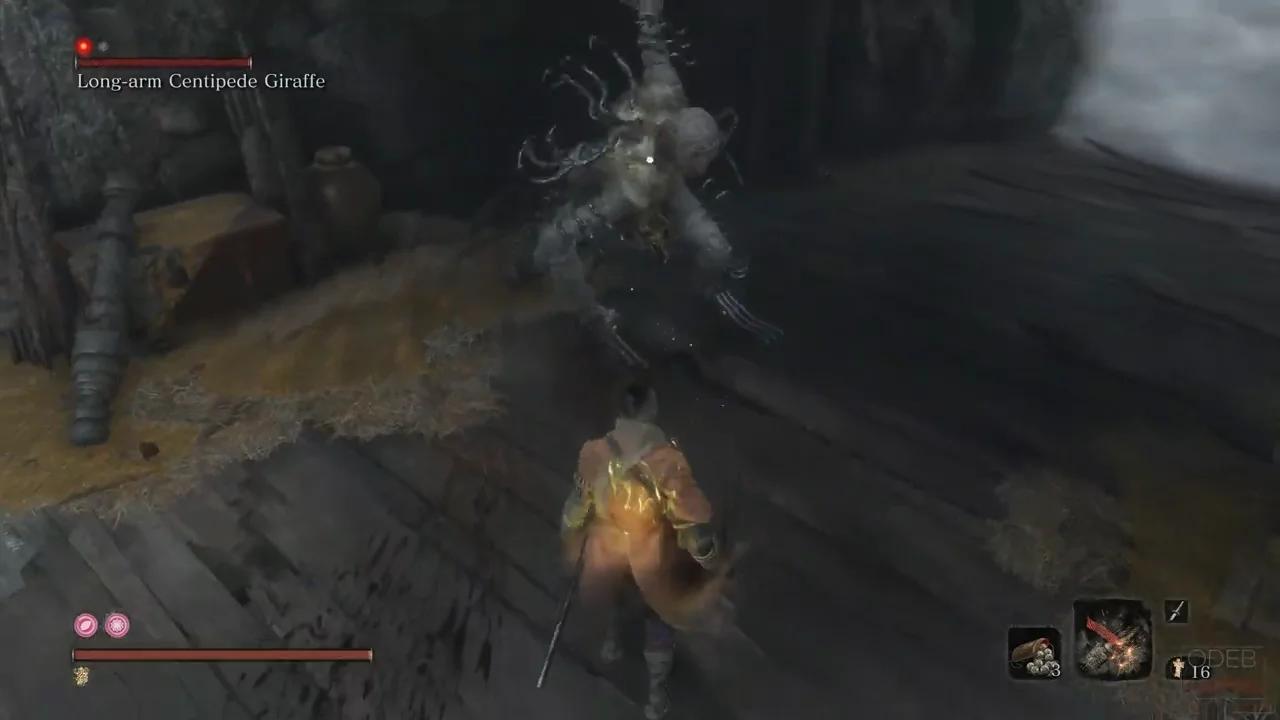SEKIRO SHADOWS DIE TWICE - #19 MINI BOSS - Long Arm Centipede Giraffe ...