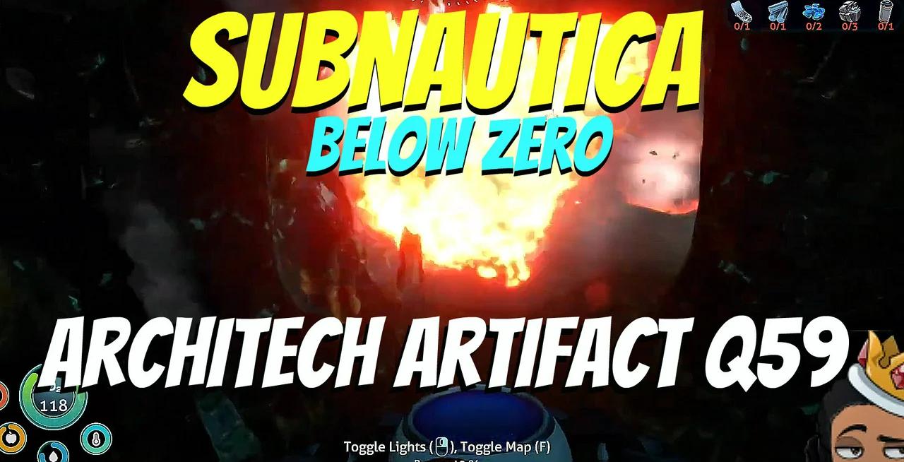 SubNautica '' Below Zero'' - Architech Artifact Q59