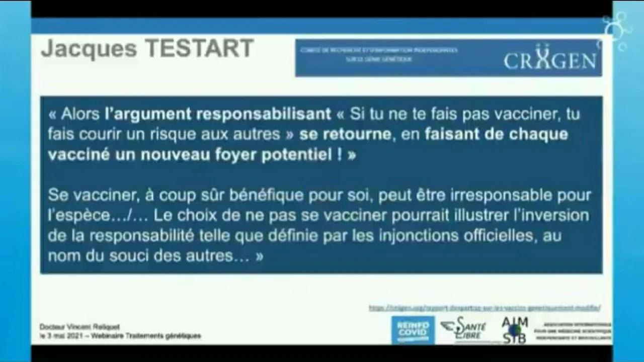 Jacques Testart un biologiste francais