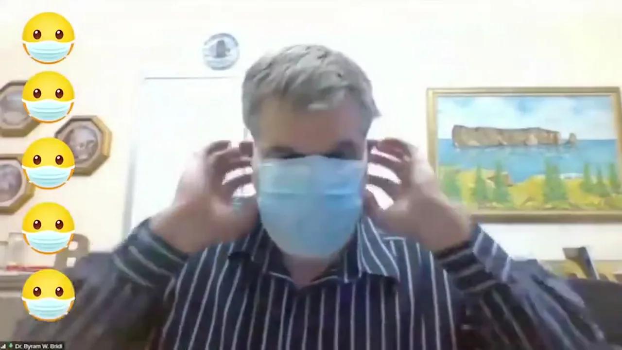 DO MASKS WORK | VIRAL IMMUNOLOGIST DR. BYRAM BRIDLE PERFORMS A SIMPLE ...