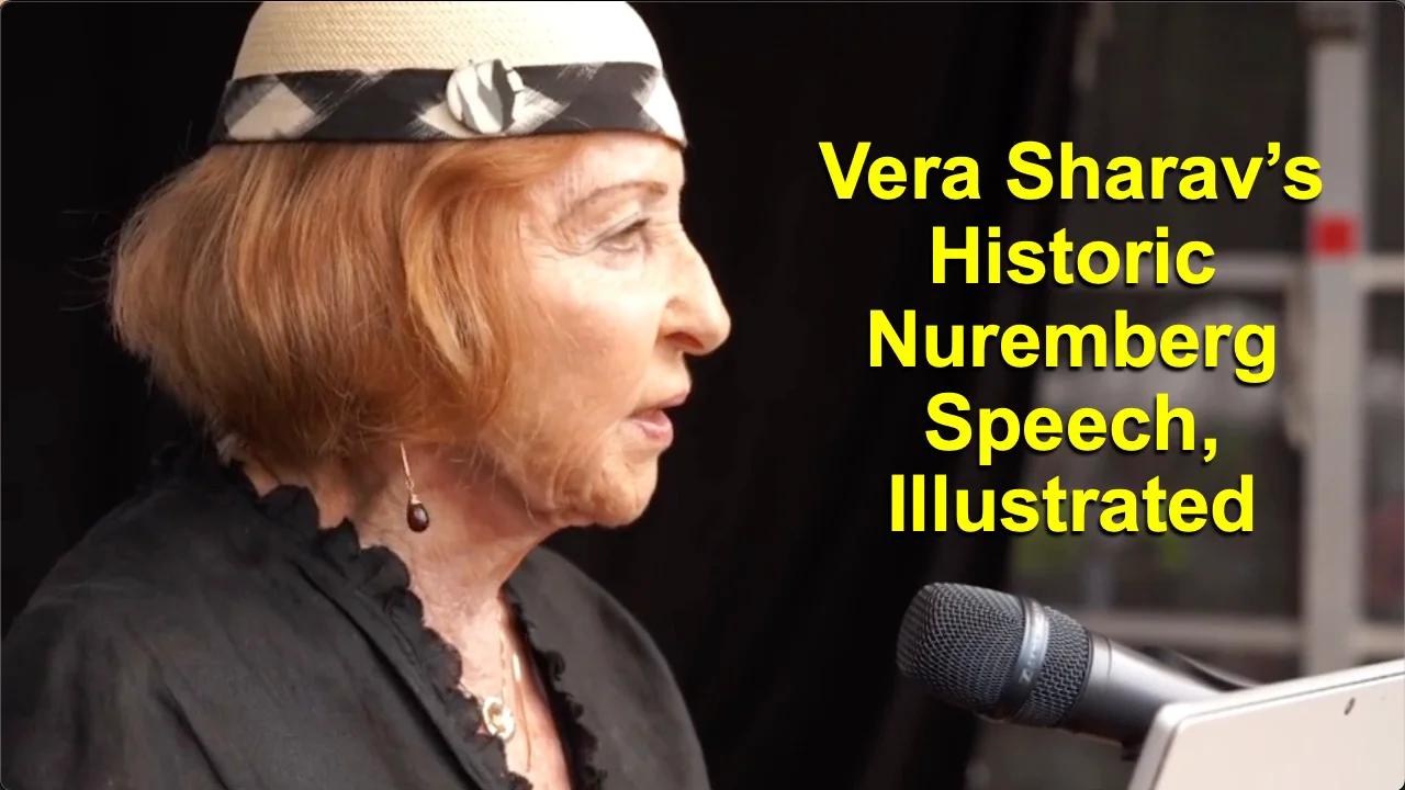Vera Sharav's Historic Nuremberg Speech, Illustrated