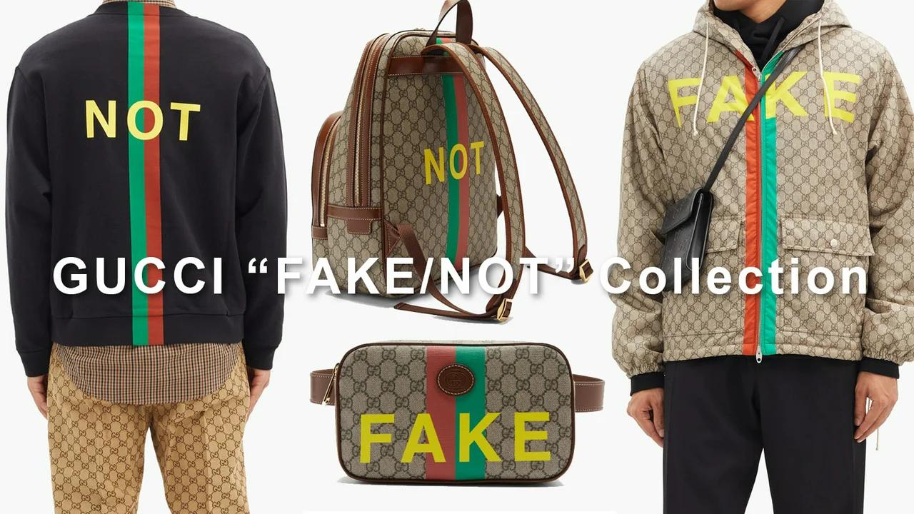 GUCCI FAKE/NOT Collection |Mens's Fashion designer Lookbook,Menswear ...
