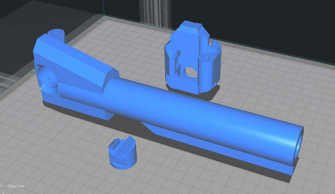 AWCY Scorpion Evo -REMIX- Folding Stock Buffer Tube