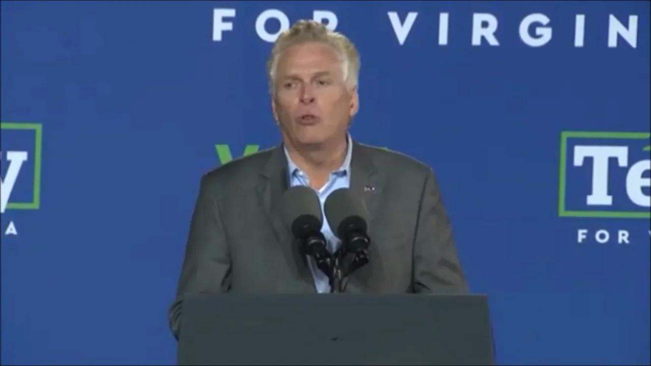 Is McAuliffe Running Against Youngkin Or Donald Trump?