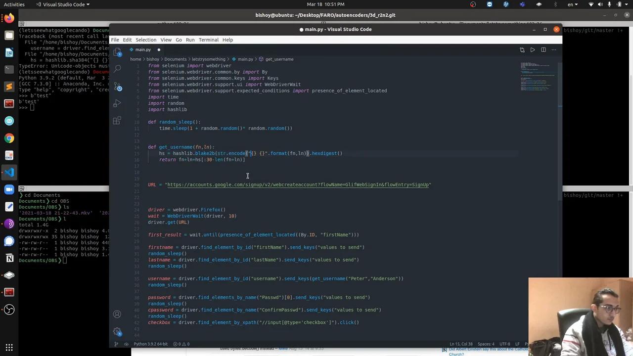 Creating a gmail creator bot with credentials from a leaked Turkish ...