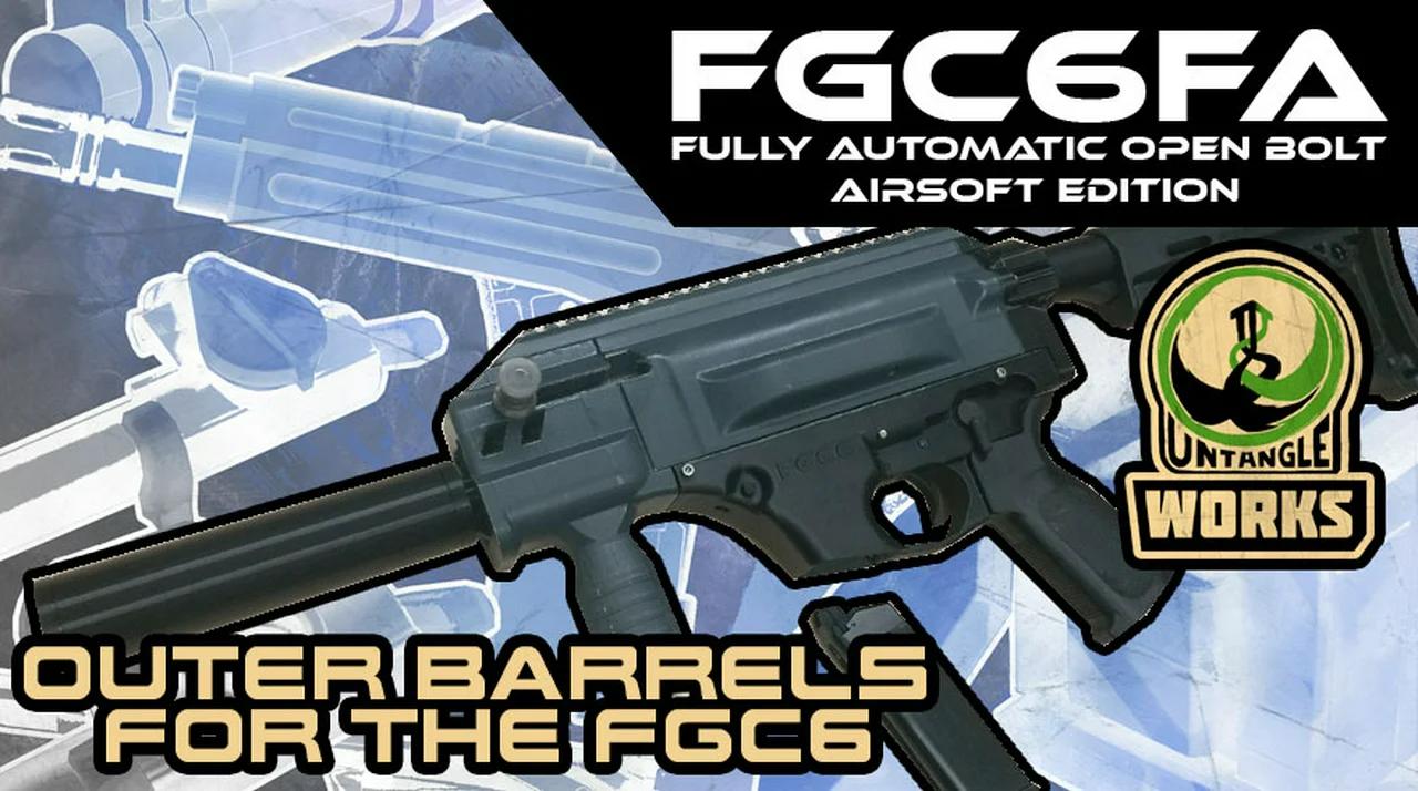 UNW FGC6 S AF MKII outer barrel and suppressor set for the airsoft ...