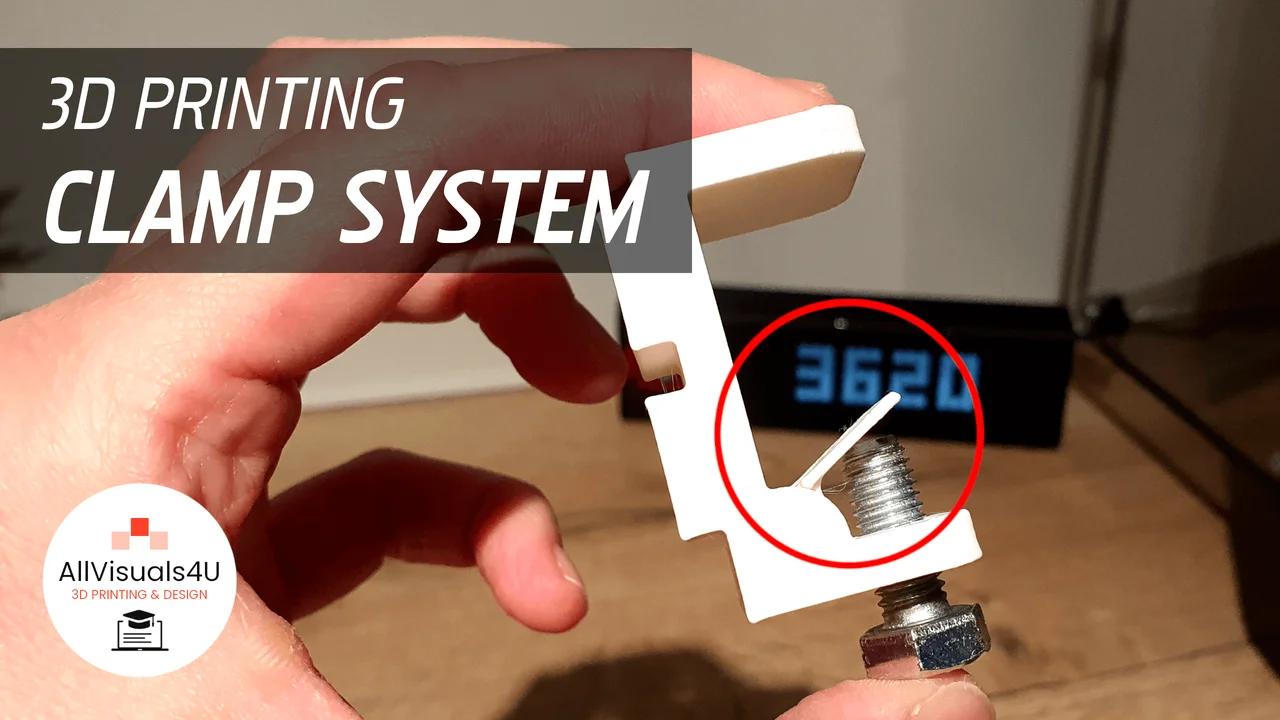 🗜 Modular 3D Printed Clamp System - Useful 3D Print Projects
