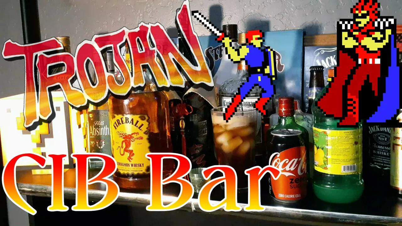 CIB Bar looks at Trojan (NES) review, play through, and great drink
