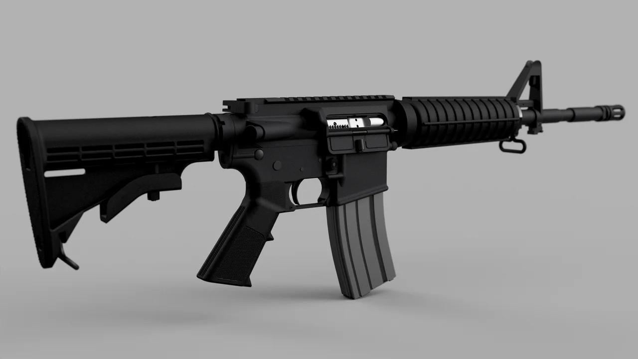 AR15 Complete CAD reference model with Technical Data Package ...