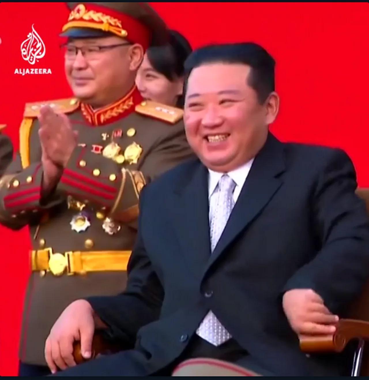 Kim Jong Un: military parade in North Korea