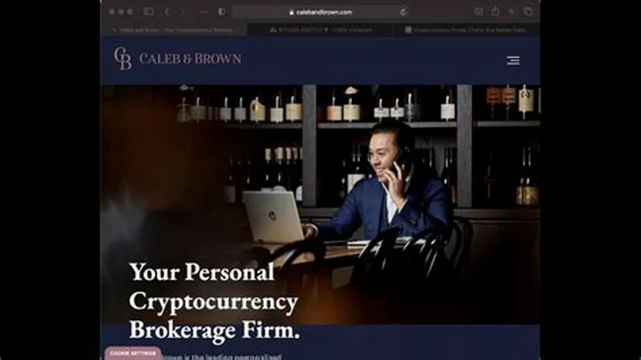 Caleb & Brown Personal Cryptocurrency Brokers by Saintjerome of Crypto Experiences, 5-21-22