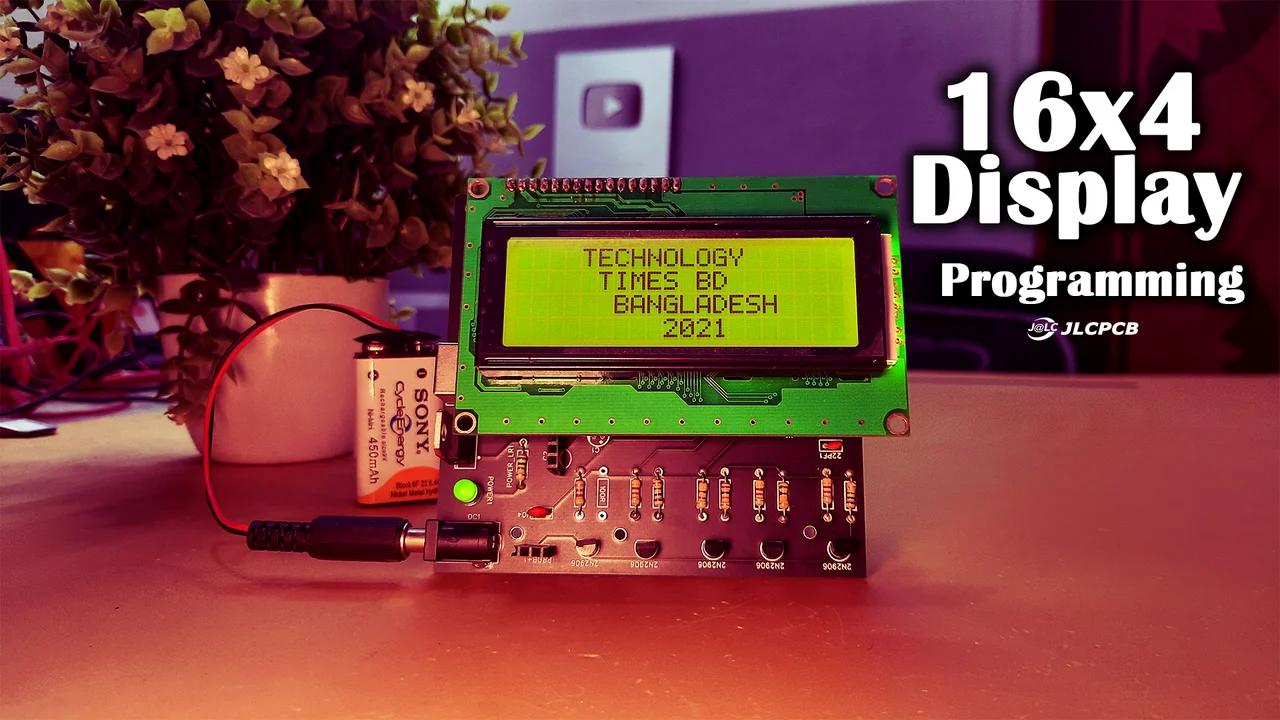 16x4 Display Programming with Arduino | How To Control A LCD | JLCPCB ...