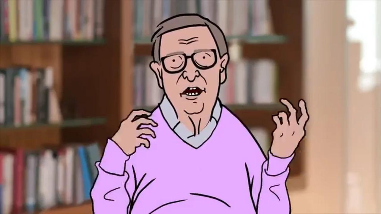 Bill Gates cartoon
