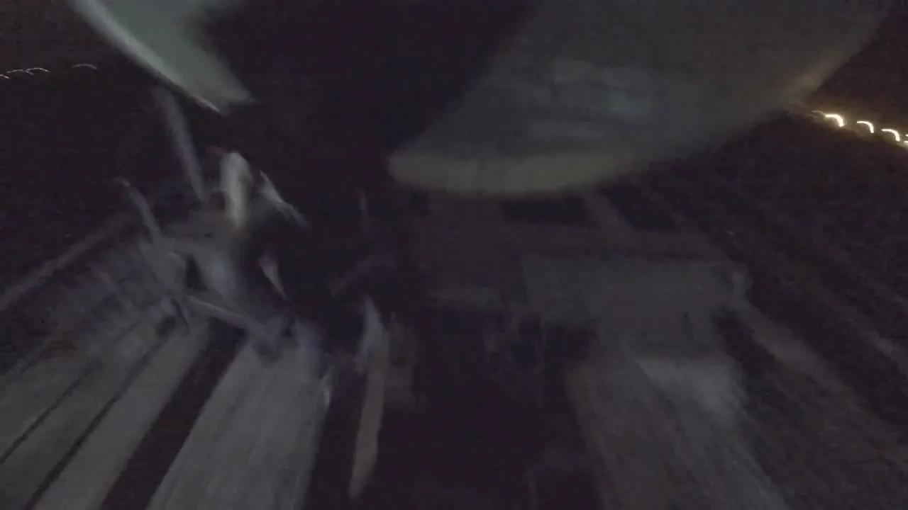 Train surfing mission at night (200km)