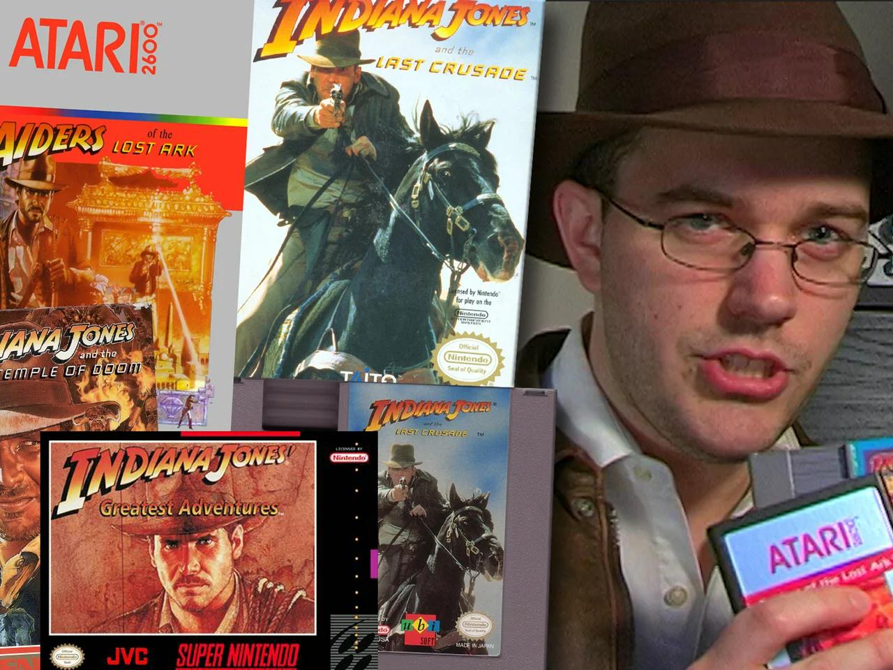 Indiana Jones Trilogy (Atari 2600, NES, SNES) Angry Video Game Nerd ...