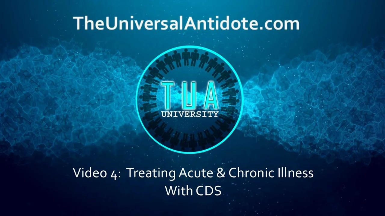 Training Video 4 - Treating acute and chronic disease with CDS ...
