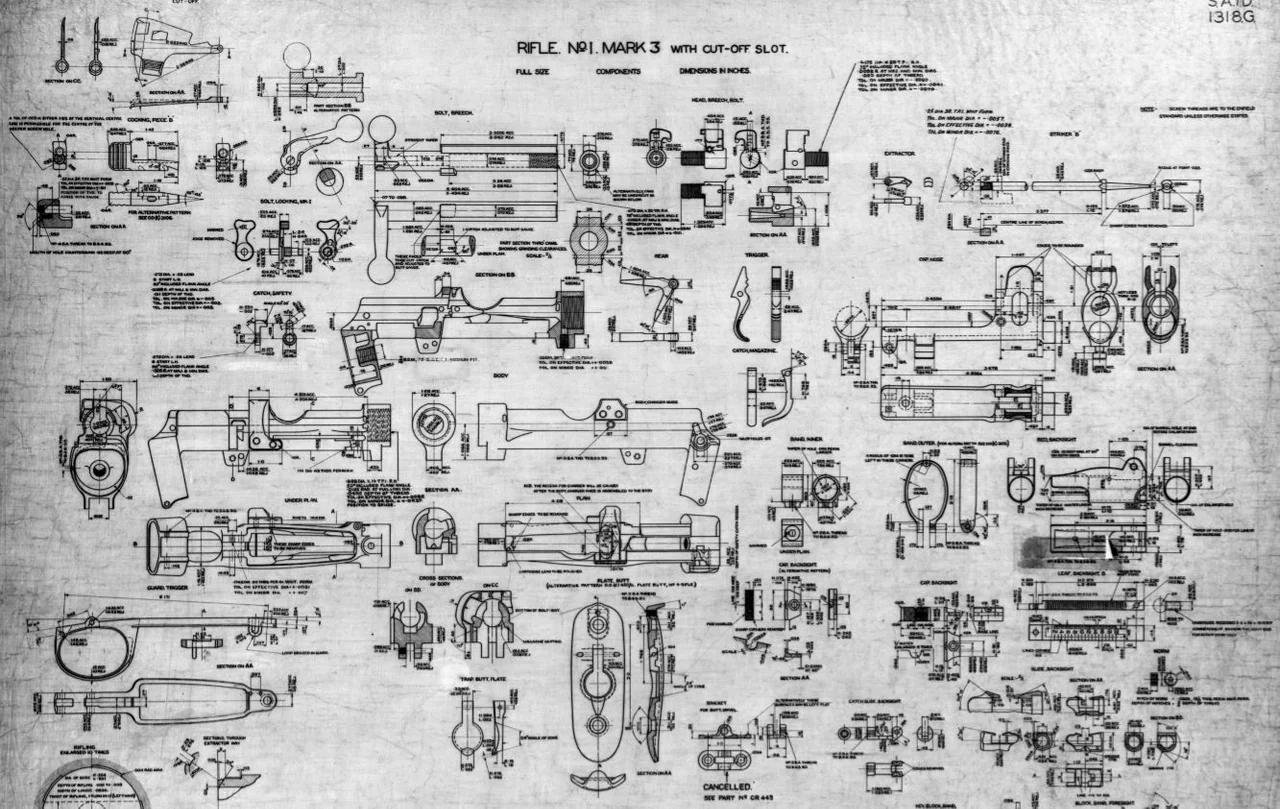 Enfield No 1 MK 3 Technical Data Package