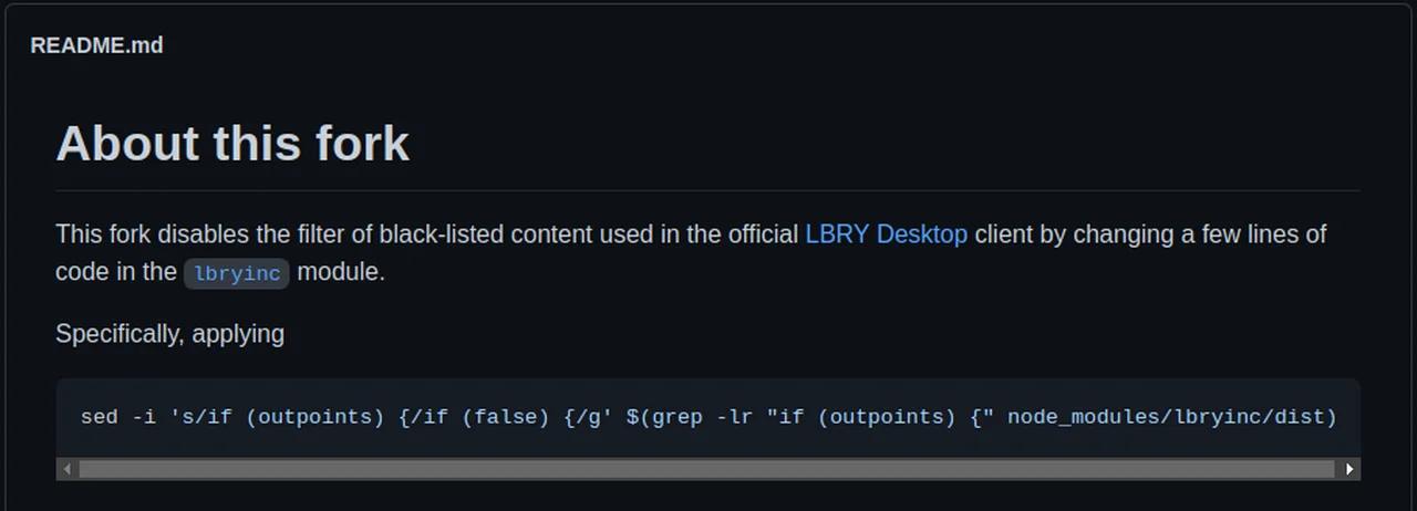 LBRTY - Unrestricted LBRY client - Linux (Appimage) 0.53.1