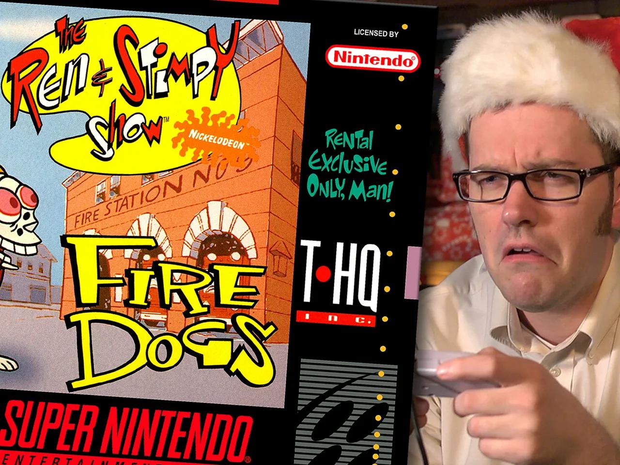 Ren & Stimpy: Fire Dogs (SNES) Angry Video Game Nerd (AVGN) Episode 125