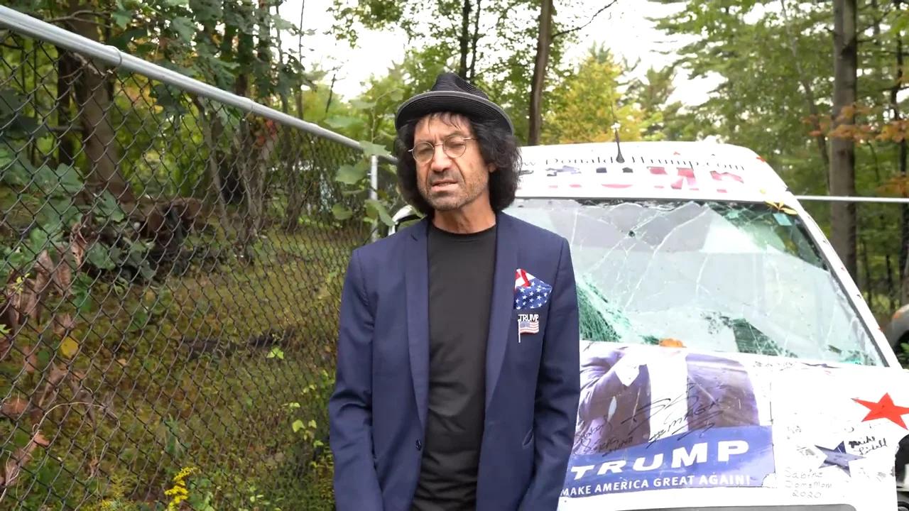 Vincent Fusca talks about his car's crash