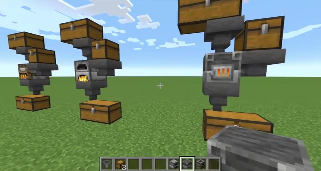 Minecraft - Automated Furnace Tutorial