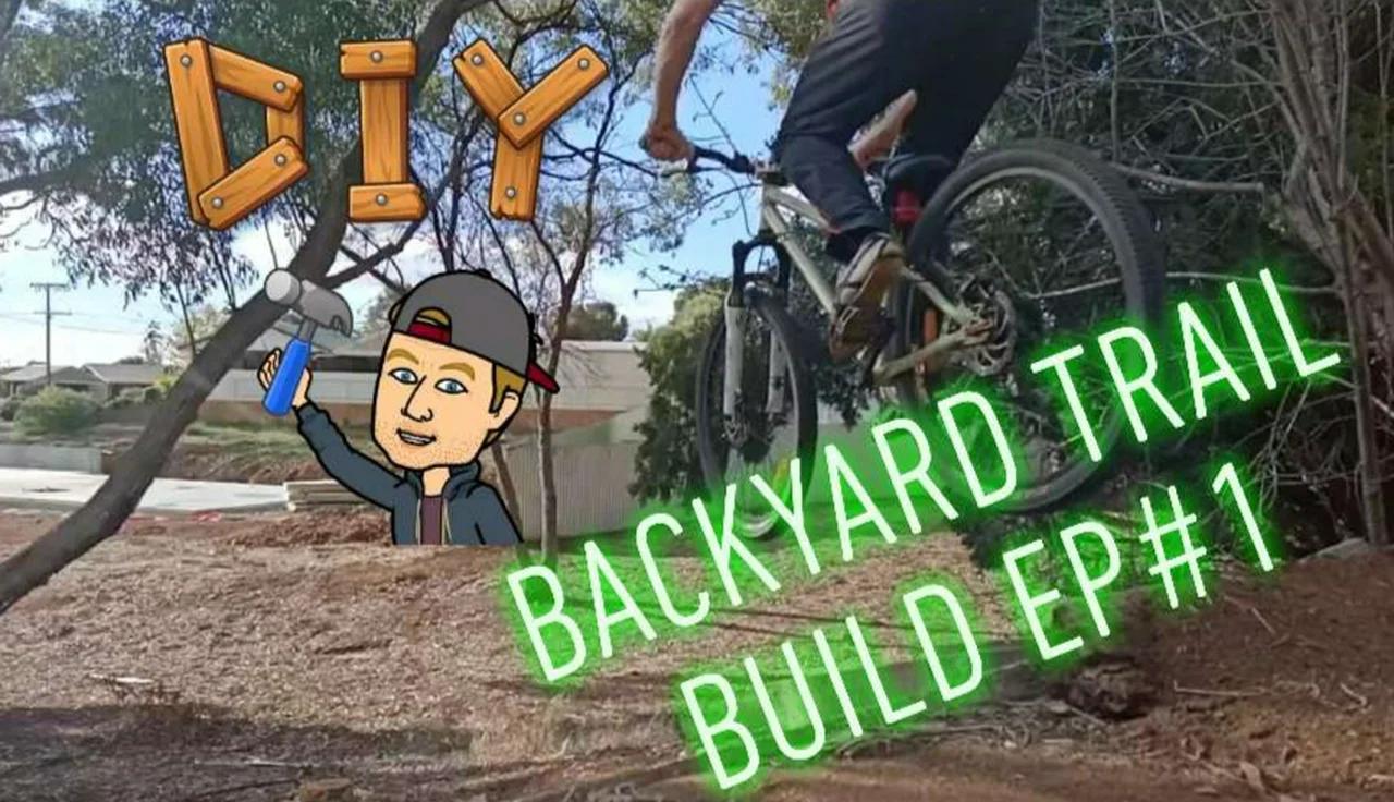 Backyard DIY MTB build ep 1 - skills development.